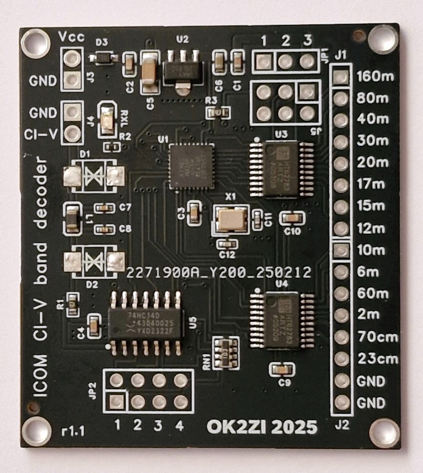 ICOM CI-V band decoder and BCD transcoder | eBay