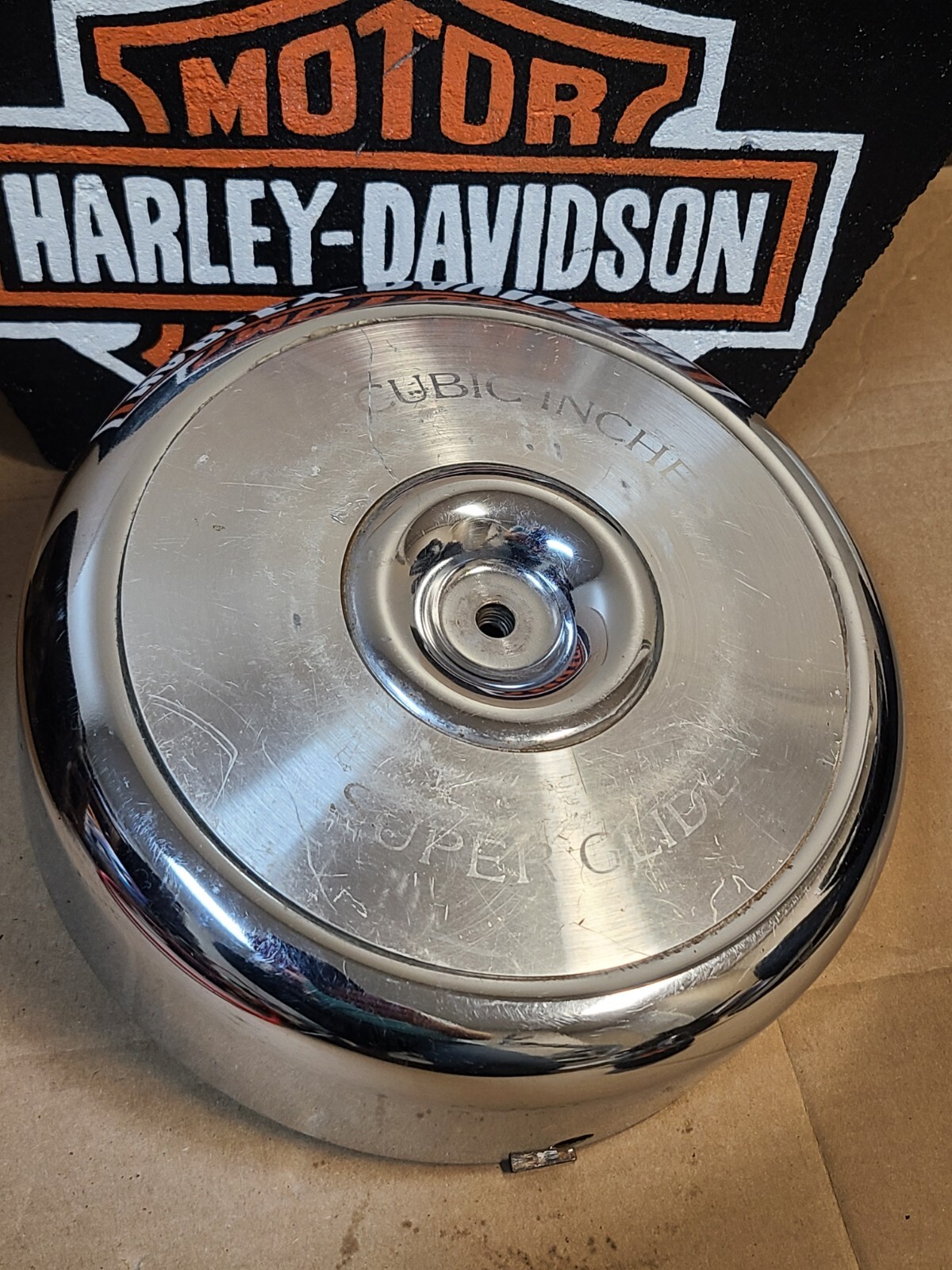 1984-1989 Harley-Davidson Super Glide Stock EVO Air Cleaner Cover ...