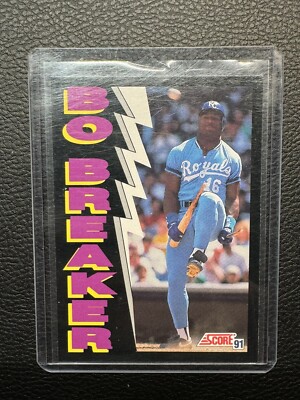 1991 Score Bo Jackson #773 Bo Breaker Bat Break Royals | eBay