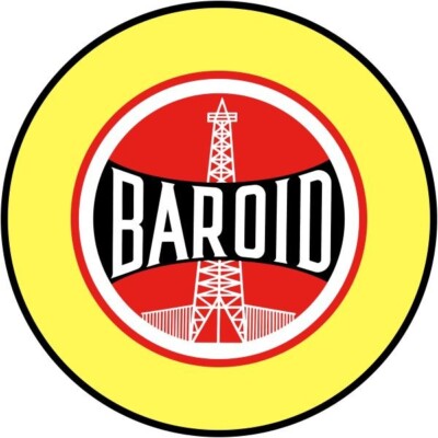 Baroid Oil Field Drilling Products NEW Sign: 40" Dia. Round USA STEEL ...