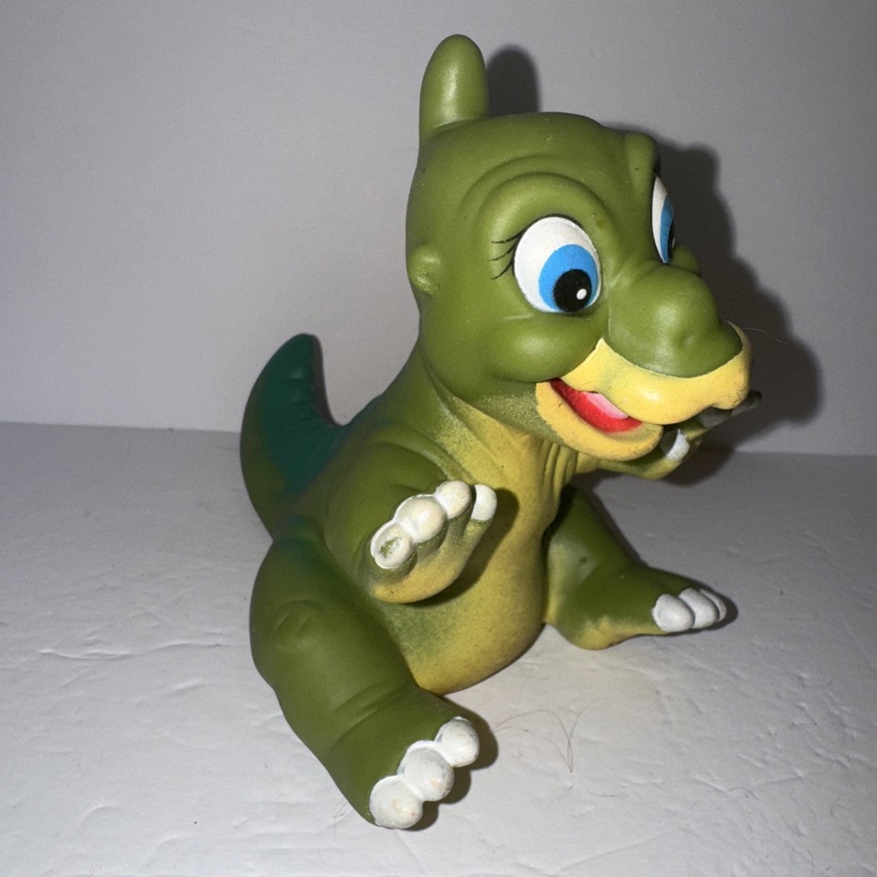 1988 Sharptooth 8" Tyrannosaurus Rex T-Rex PVC Pizza Hut Figure Land ...