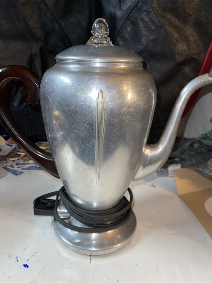 Vintage Mirro-Matic 9252M Electric Percolator Coffee Pot Works Great | eBay