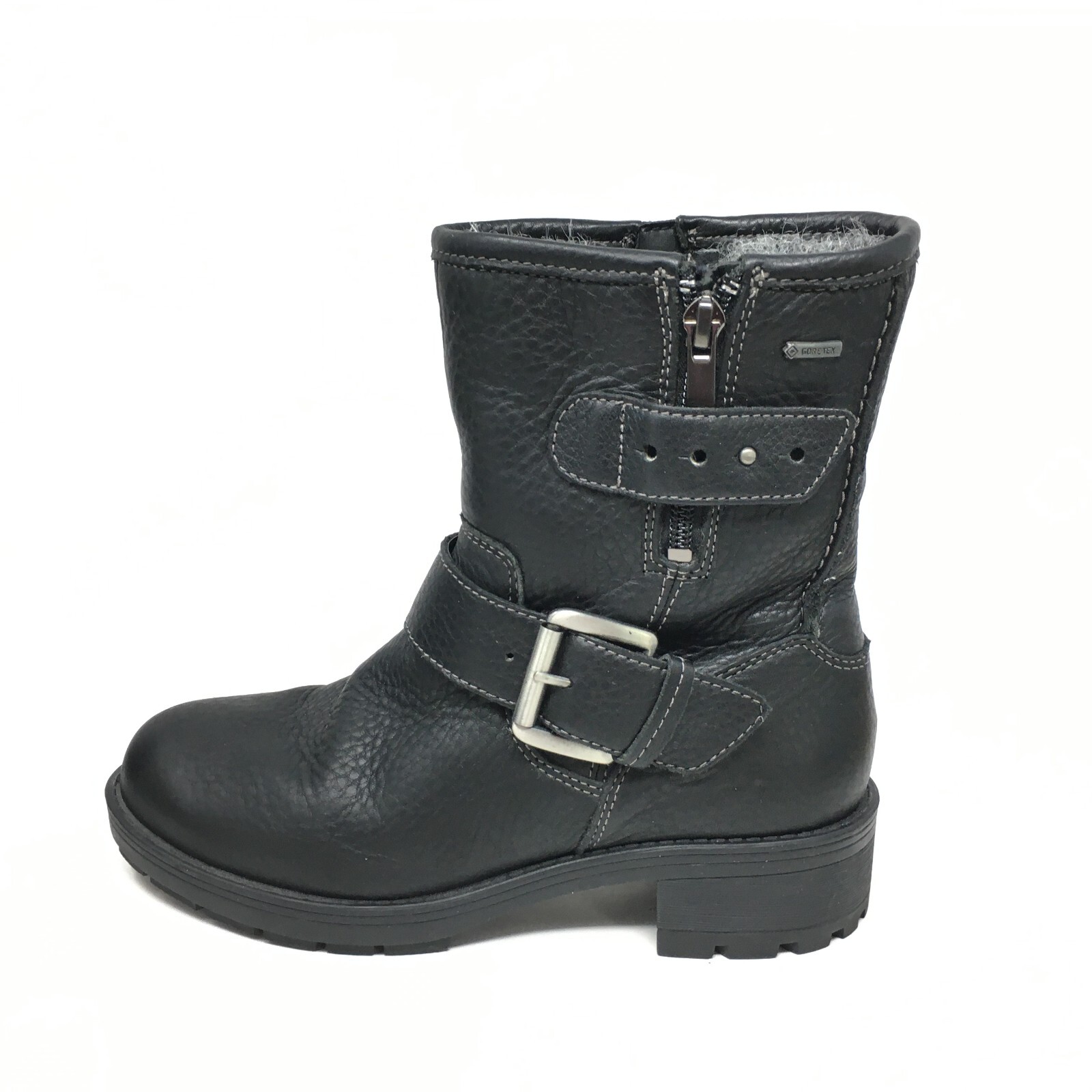 Clarks Gore-tex Moto Boots Biker Shoes Women's Size 5… - Gem