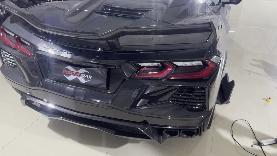 Dry Carbon Fiber Z06 Style Rear Wing for Chevrolet Corvettes C8 2020 ...