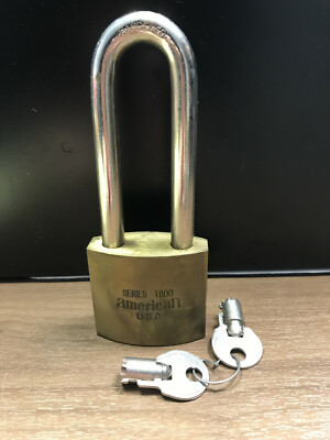 Vintage American Lock Padlocks, Model #802, Series T800, KD, High ...