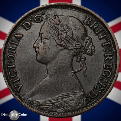 Great Britain 1873 Farthing 1/4d GB3675 | eBay