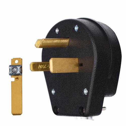 NEMA 6-50P Plug, Straight Blade Heavy Duty Angle Plug, 30 Amp 50 Amp ...