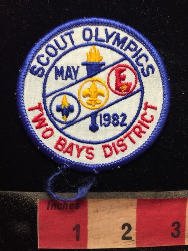 MAY 1982 SCOUT OLYMPICS TWO BAYS DISTRICT BSA Patch Boy Scout 70WF | eBay