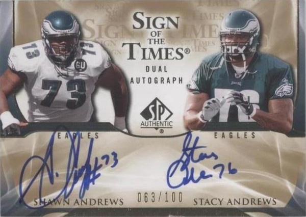 2009 SP Authentic - Sign of the Times Dual Autographs #ST2-AA Shawn ...