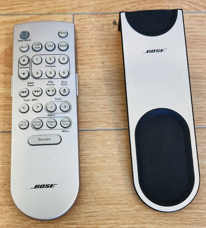 Bose Wave Music System Remote Backlit Silver With Cradle Premium ...