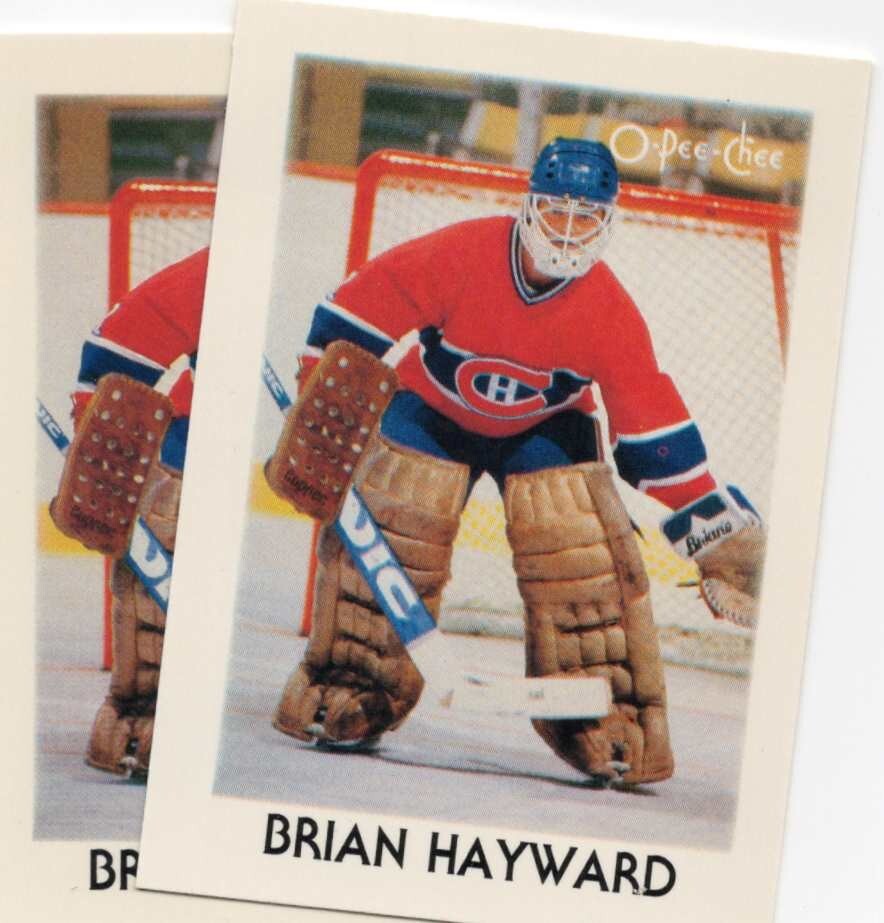 Brian Hayward, 1987-88 O-Pee-Chee Mini #15, Montreal Canadiens | eBay
