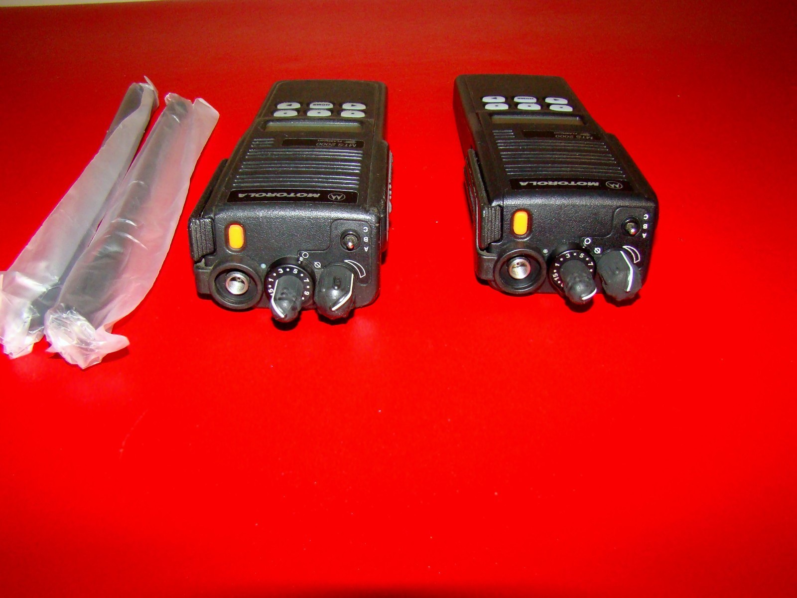 LOT OF 2 Motorola MTS 2000 II Flashport Two Way UHF Radio H01UCF6PW1BN ...