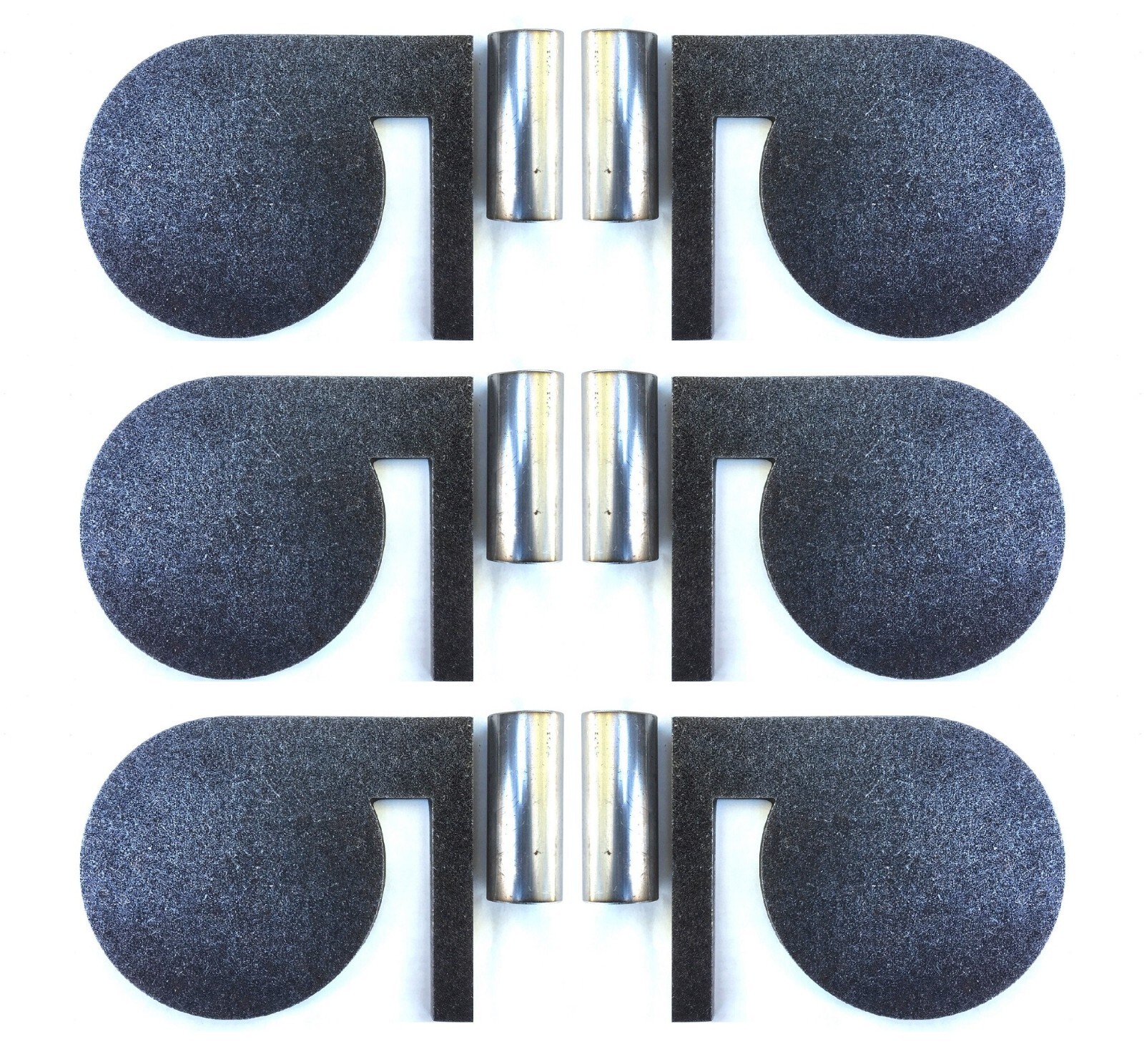 Steel Target Dueling Tree Pivot Tubes DIY Kit 6pc 3” TUBES ONLY 1" ID 1 ...