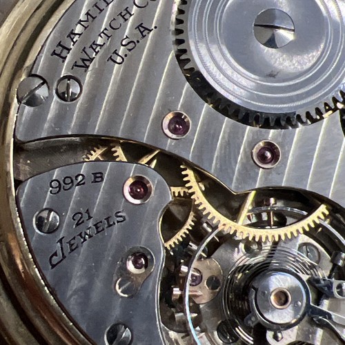 Vintage Hamilton 992B Railway Special 1946 16S 10K GF Model 5 Adj 6 Pos ...