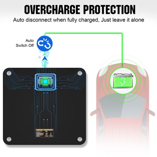 5W Battery Maintainer Solar Charger 12V Tender Car Trickle Motorcycle ...