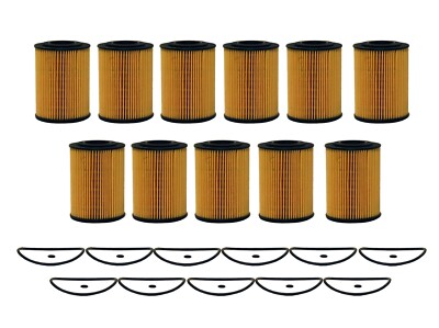 Wix Set of 11 Engine Oil Filters (Metal Free) For Dodge Freightliner MB ...