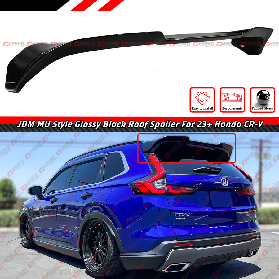 FOR 2023-2025 HONDA CR-V CRV M STYLE GLOSS BLACK TOP ROOF LID SPOILER ...