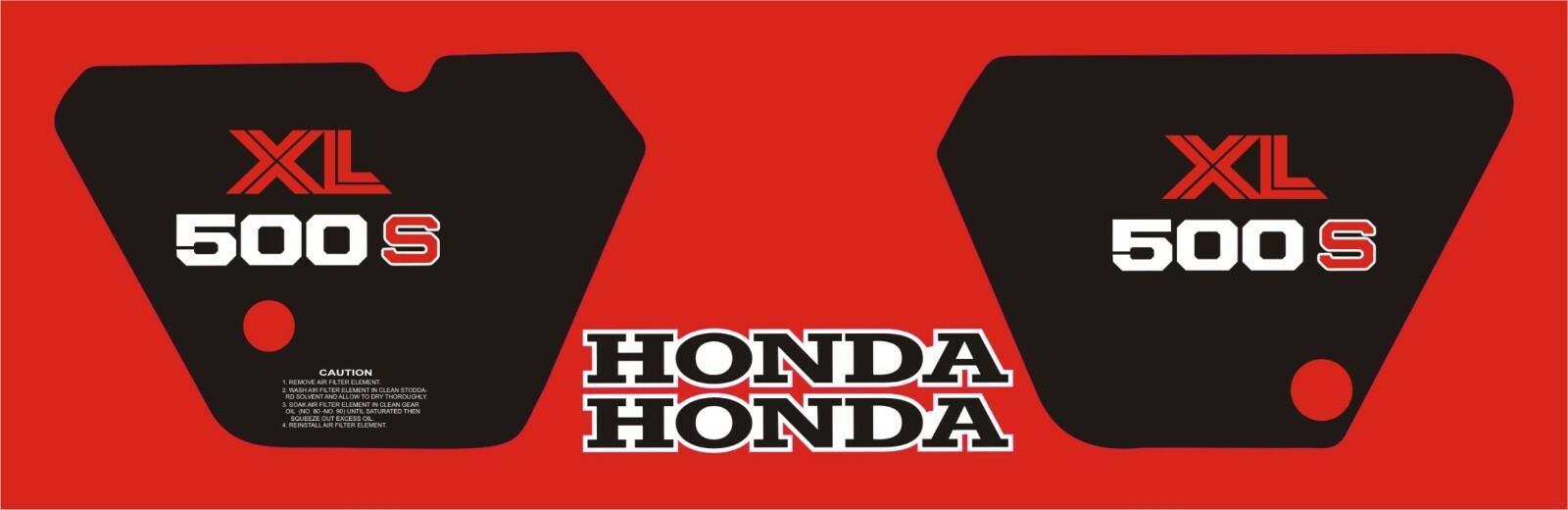 Honda XL500S Decal Kit | eBay