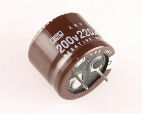 (50pcs) 220uF 200V DC Radial Snap In Mount Electrolytic Capacitor ...