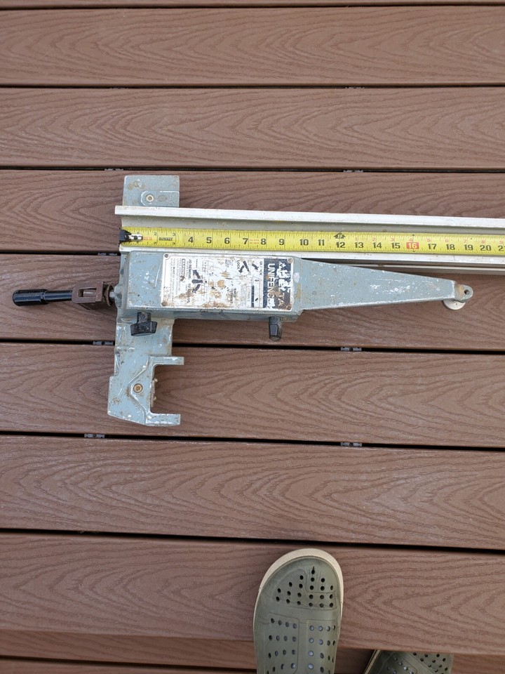 Delta Unifence Saw Guide Table Saw Rip Fence Assembly - Unisaw 422-27 ...