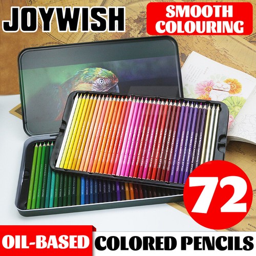 72 Colors Colored Pencils Pre-Sharpened Pencils Set Drawing Coloring ...