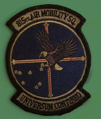 USAF 815th AIR MOBILITY SQUADRON PATCH US AIR FORCE PATCH, AUTHENTIC | eBay