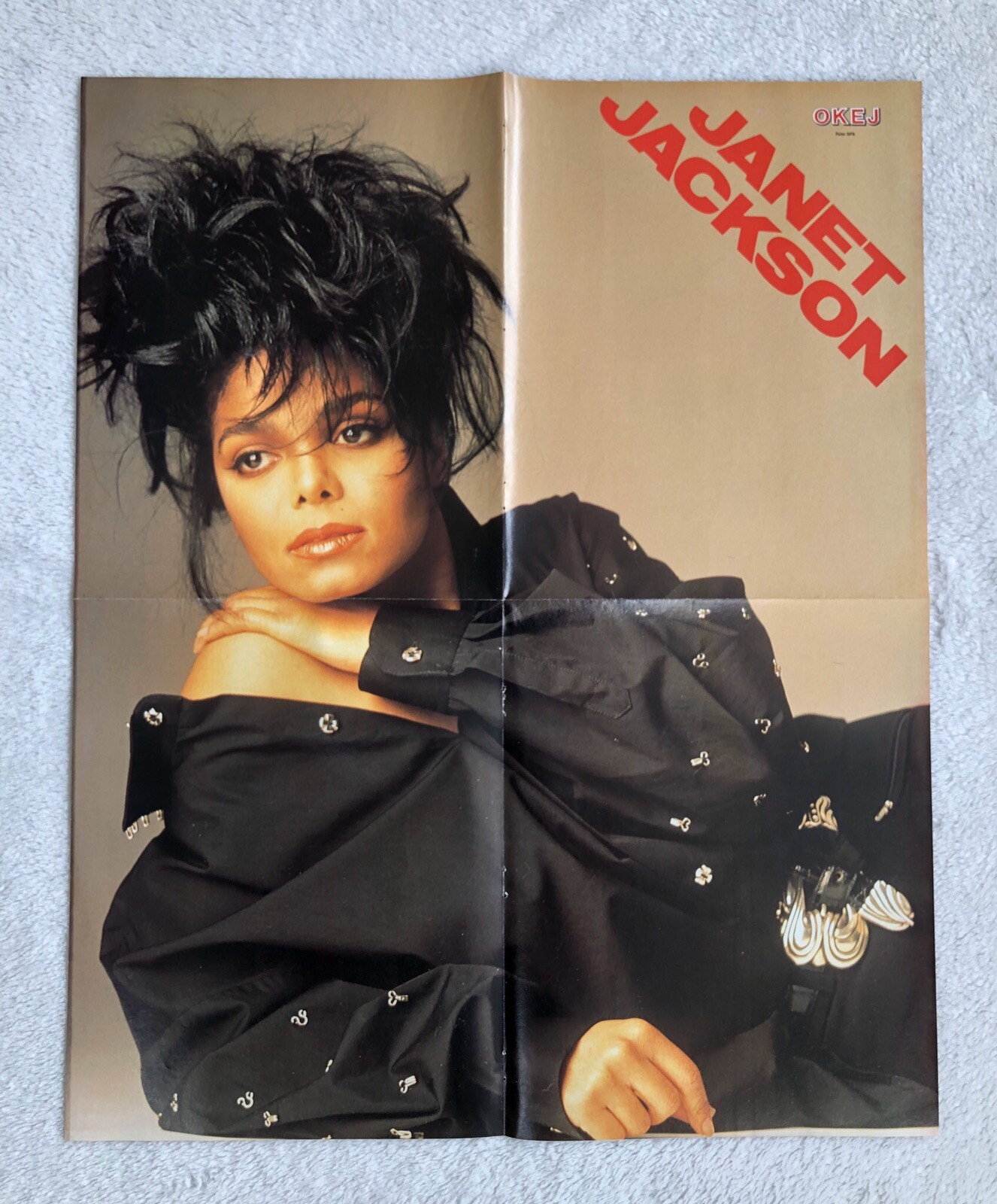 JANET JACKSON 1990 Swedish Magazine OKEJ 1990s Vintage Rare | eBay