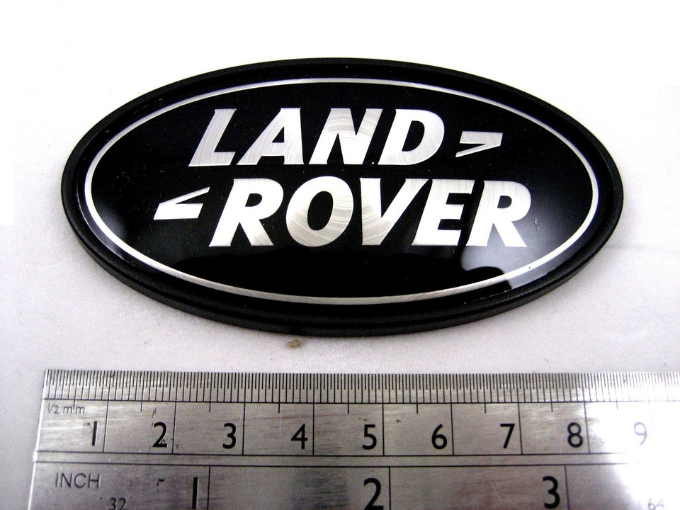 Genuine Black & Silver Oval Badge for Land Rover Discovery Sport L550 ...