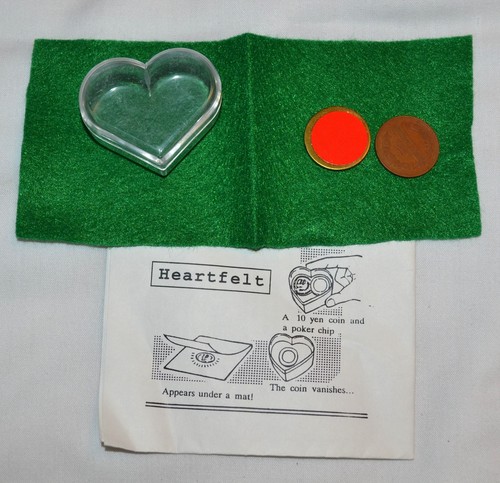 Vintage Magic Trick - "Heartfelt" - Ten Yen & Poker Chip | eBay