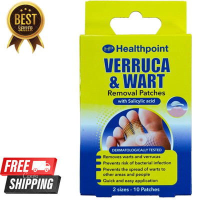 Healthpoint Verruca And Wart Removal Patches10 Patches In 2 Sizes | eBay UK