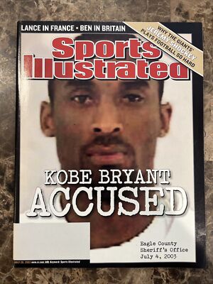 Sports Illustrated Magazine Kobe Bryant Accused Cover July 28, 2003 LA ...
