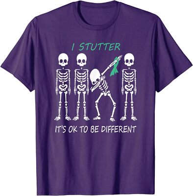 i stutter ,funny stuttering awareness day Unisex T-Shirt | eBay