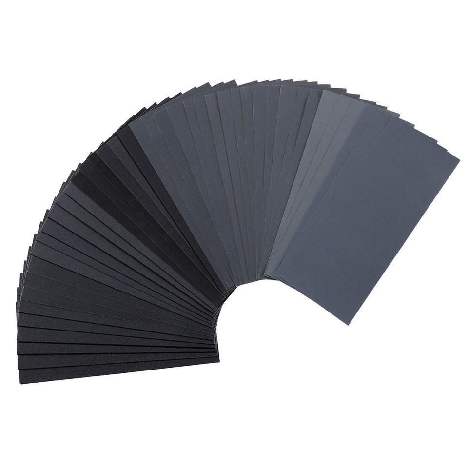 72 Pcs Sandpaper Sand Paper Sanding Sheets Assorted Auto Wet Dry Wood ...