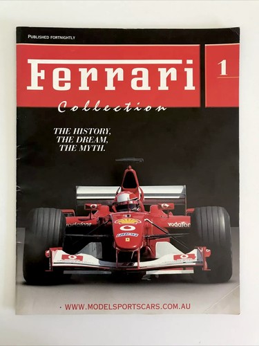 FERRARI COLLECTION MAGAZINES ISSUE 1, 4 AND 5 WITH ALL CENTREFOLD ...