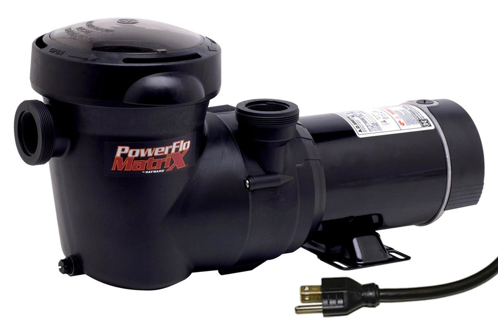 Hayward SP15922S Power Flo Matrix 1 HP 2-Speed Above Ground Pool Pump ...