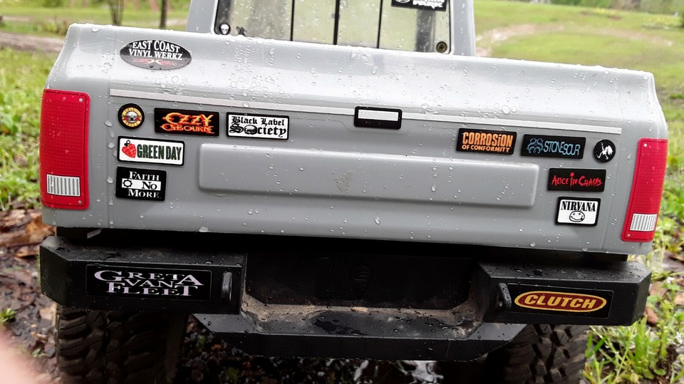 RC Crawler 1/10 Scale Bumper stickers decals - 4 Styles - for Axial ...