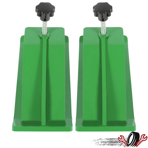 2 Green Steel Tractor Bucket Ski Edge Tamer For Skid Protector Snow ...