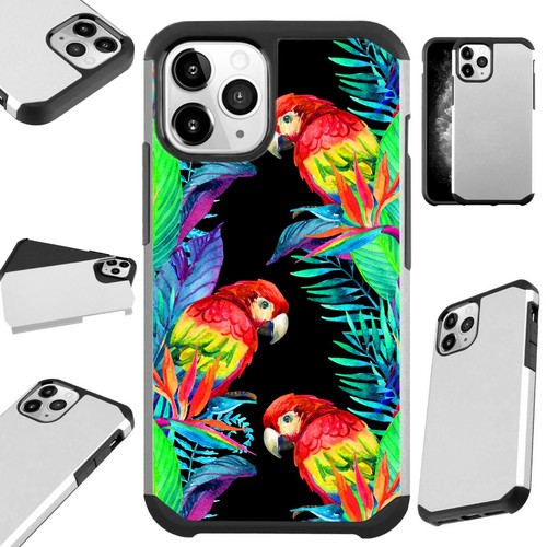 Fusion Case For iPhone 13/12/11/X/8/7 Hybrid Phone Cover PARROT BIRD | eBay