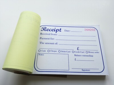 Duplicate Receipt Book Cherry Carbonless NCR Invoice Book | Duplicate ...