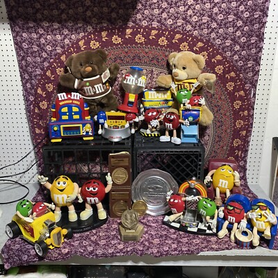 Huge Lot m&m’s m ms mms dispenser alarm clock service Award Collectible ...