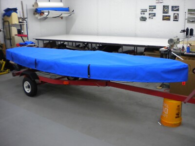 Sunfish Sailboat Cover Marine Fabric w/Bungee Cord perimeter Sunfish ...