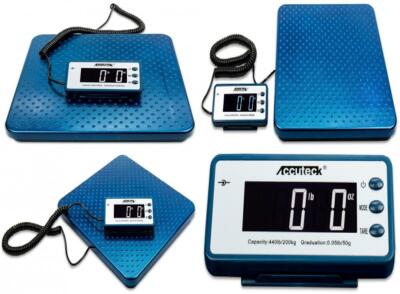 ACCUTECK 440lb Heavy Duty Digital Metal Industry Shipping Postal Scale ...