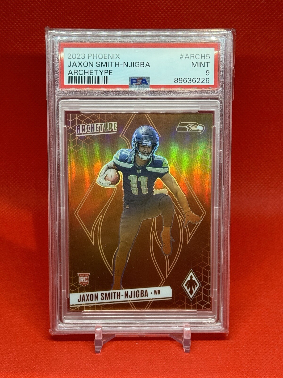 Jaxon Smith-Njigba 2023 Phoenix Archetype Rookie Card Case Hit SP PSA 9 ...