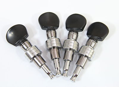 4 string banjo machine heads, Chrome plated,Black button 328C-BX-4p ...