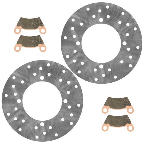 2x Rear Brake Disc w/Pads for Polaris Ranger XP 1000 Ranch Northstar ...