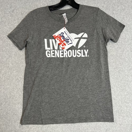 Live Generously T-Shirts Thrivent Gray Youth Size Large 14-16 | eBay