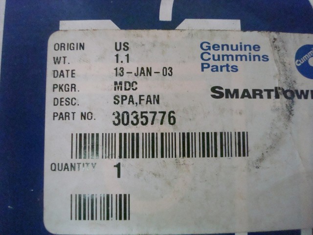 Genuine OE Cummins Part Engine Fan Spacer Assembly 3035776 for sale ...