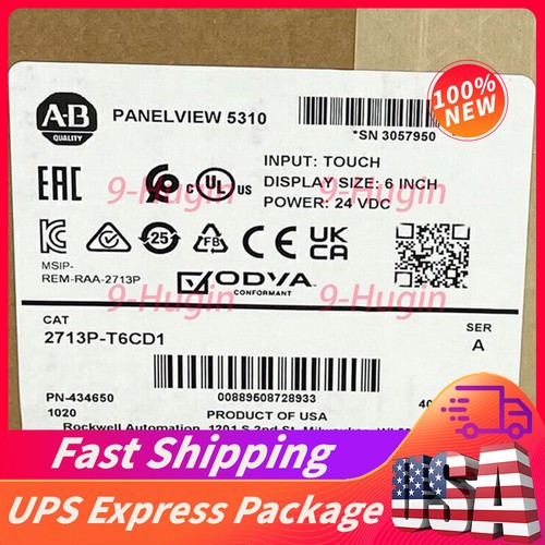 Allen Bradley 2713P-T6CD1 Panelview 5310 6 Graphic Terminal Factory ...