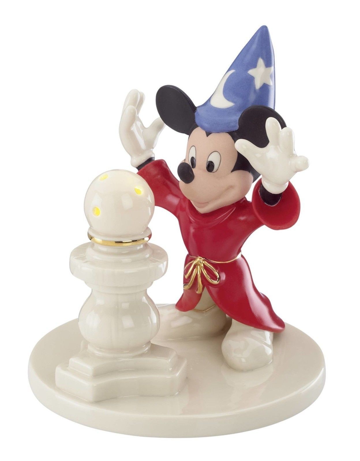 Lenox Disney Mickey Mouse SORCERER MICKEY Mouse Lighted Figurine NEW in ...