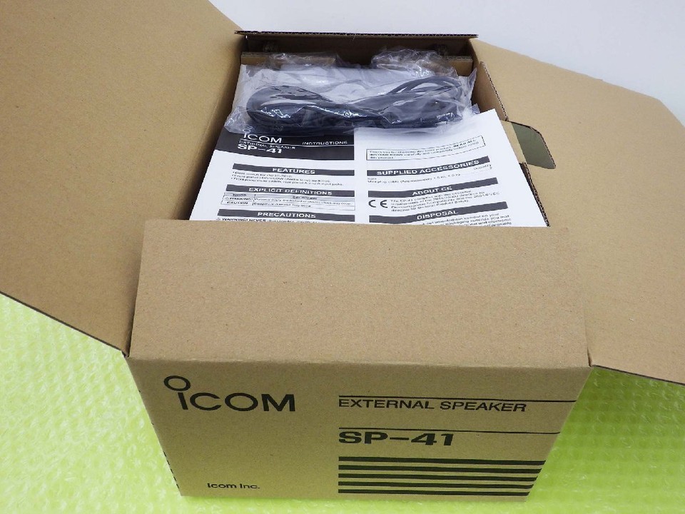 ICOM SP-41 External Speaker High Quality for IC-7300 IC-7410 IC-7600 Unused item | eBay
